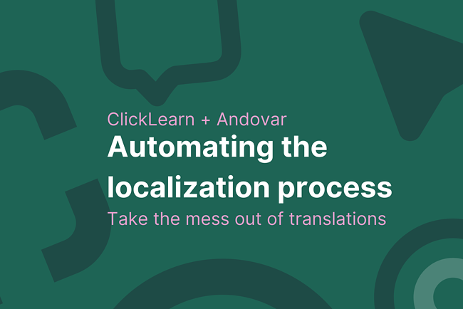 Best way to automate the localization process | ClickLearn