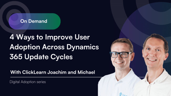 Dynamics 365 Update Cycles: 4 Ways to Improve Your User Adoption ...