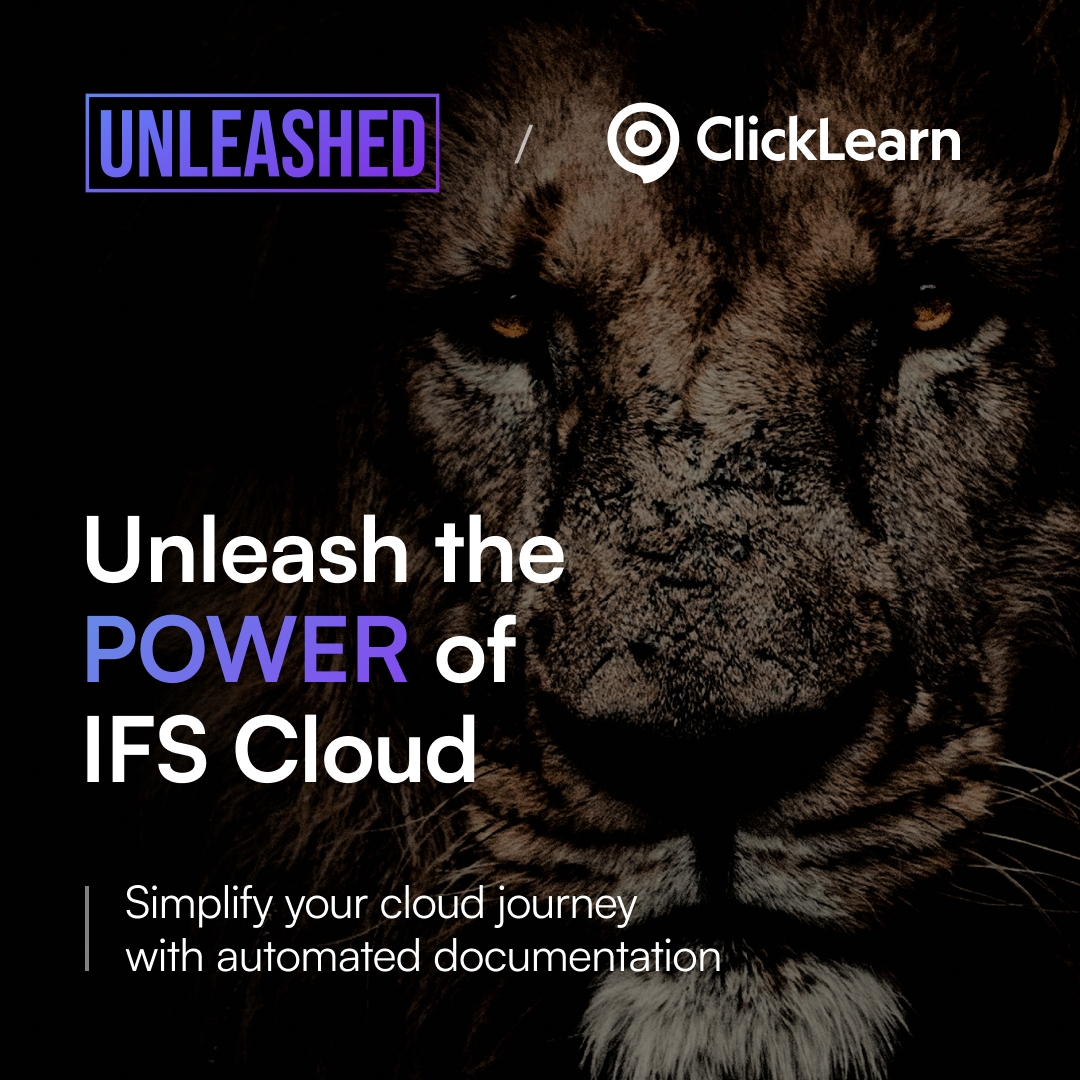 Meet ClickLearn at IFS Unleashed 2024 | New AI-driven feature
